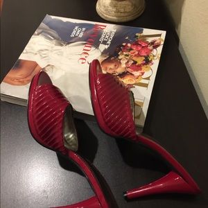 Style & Co. | Shoes | Red Patent Leather Mule | Poshmark